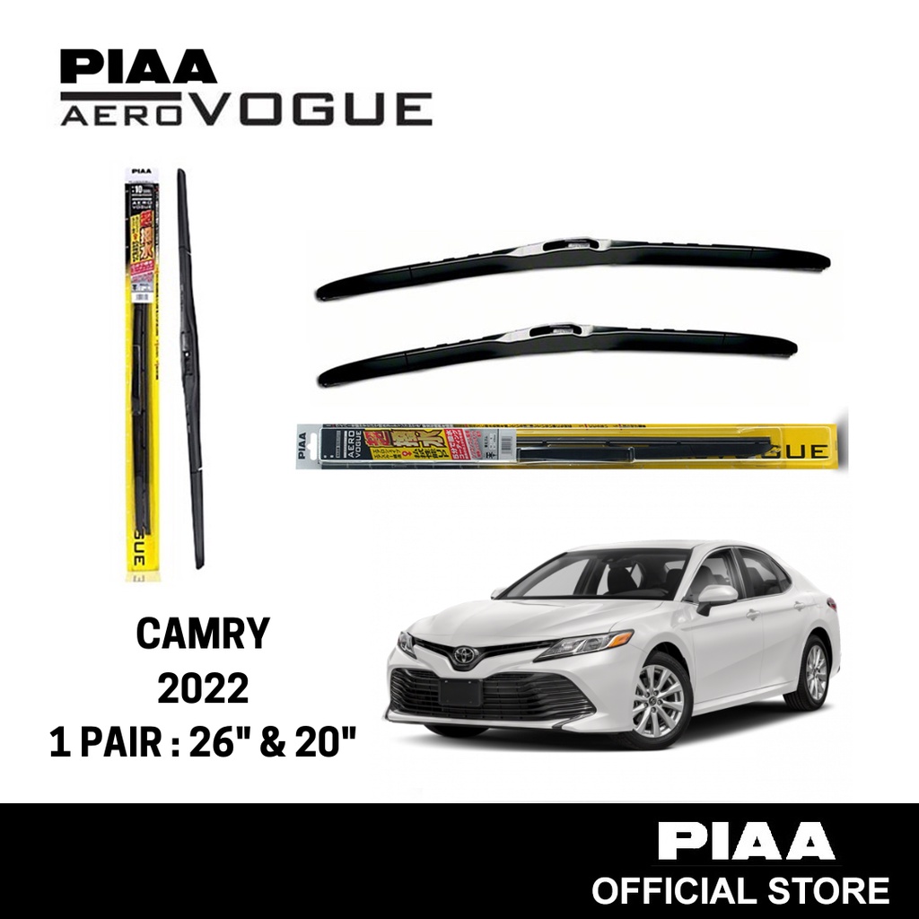 PIAA Aero Vogue Silicone Wiper For Camry 2022 (26" & 20") | Shopee Malaysia