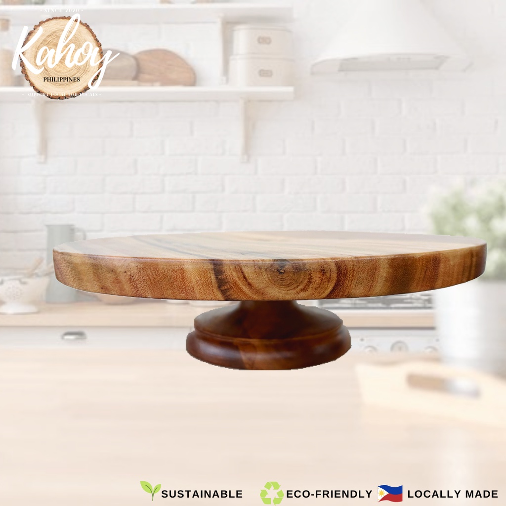 Kahoy Wooden Cake Stand/ Acacia Cake stand/ Fruit wooden Stand/ Dessert ...