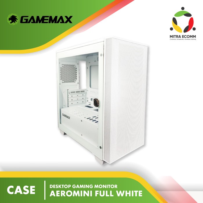 Gamemax Aero Mini White Micro ATX Case PC Gaming | Shopee Malaysia