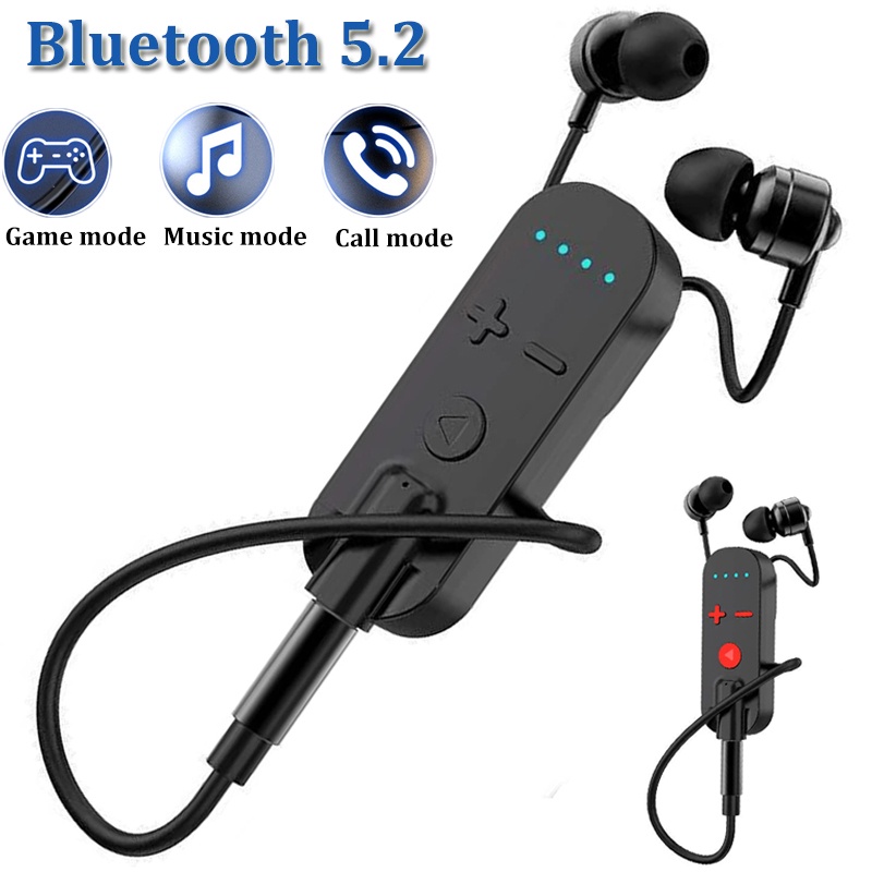 Bluetooth 5.2 Headset Stereo Sports Earbuds Wireless Bluetooth Audio ...