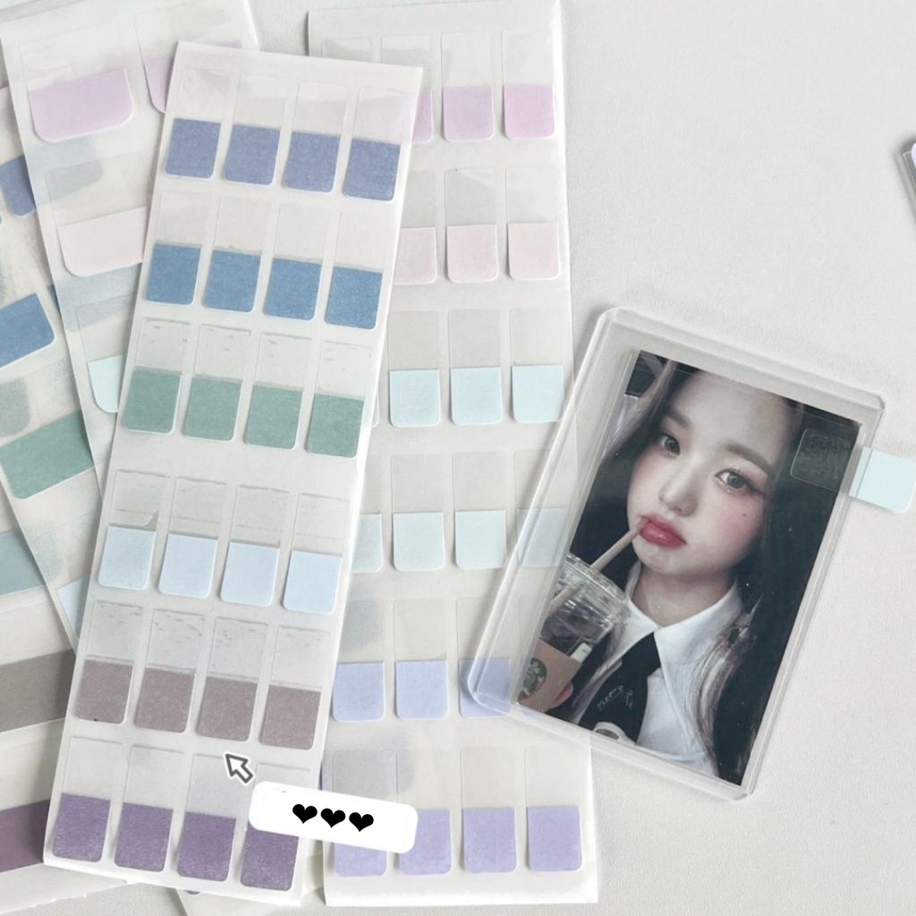 [HARU] 60/120/240 Pcs Morandi Fluorescent Color Index Mark Sticker ...