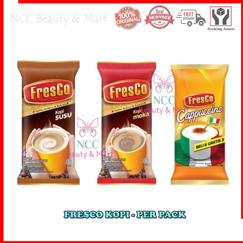 [PER Pack] * NCC * Fresco Coffee Sachet Moka Cappucino Milk Coffee ...
