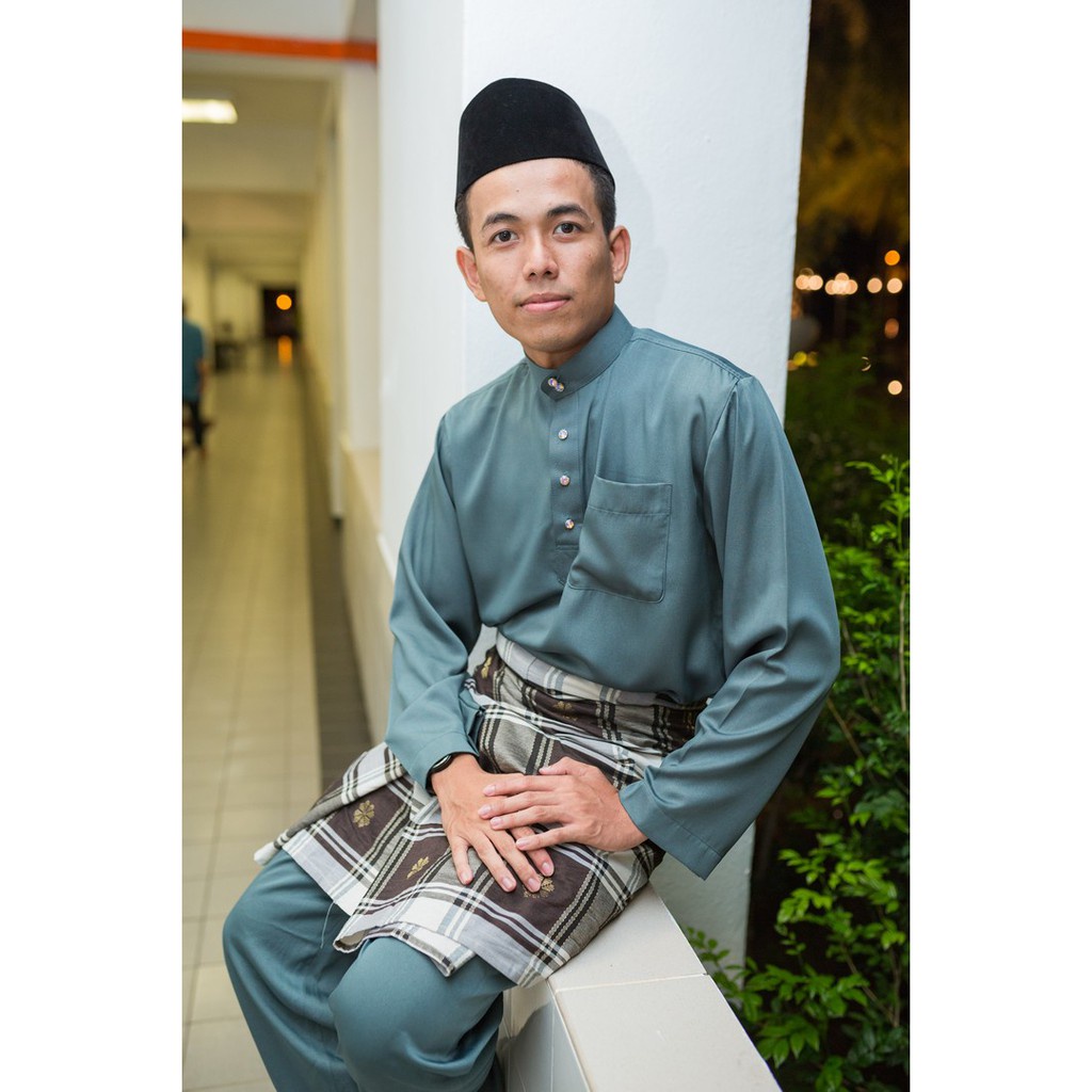 Baju melayu Iskandar By Budiman Grey Kelabu | Shopee Malaysia