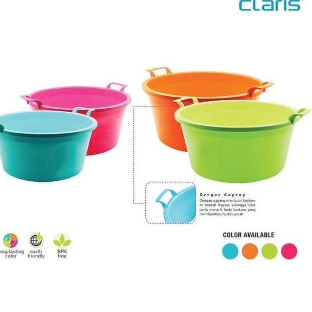 Claris 3252 Water Basin Bucket Unbreakable Plastic Washing Basin Tuff ...