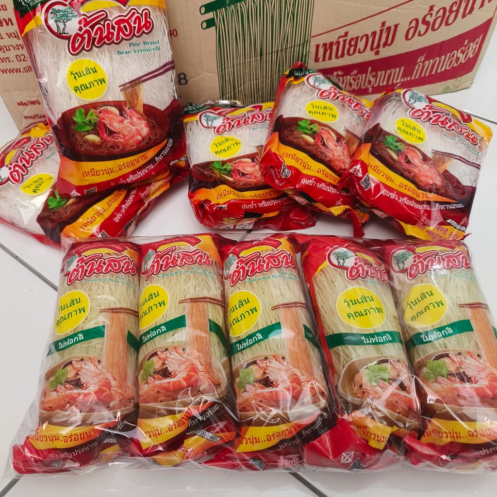 Pine Brand Unbleached Bean Vermicelli Thailand Pine Brand Bean ...