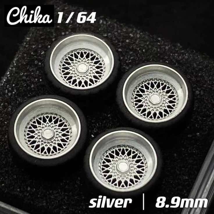 Chika 1/64 roda dengan tayar getah Model mewah kereta diubahsuai ...