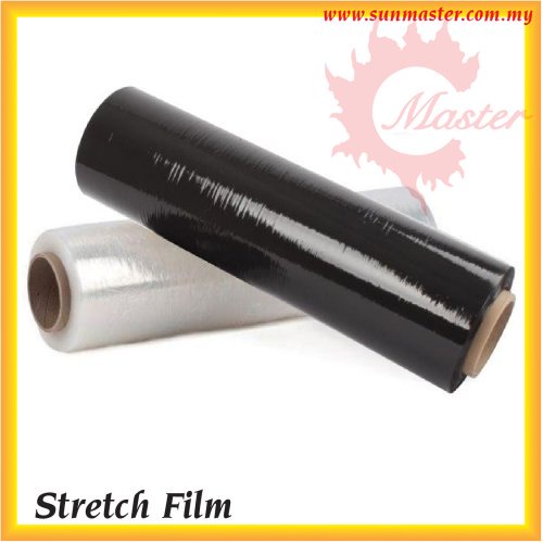 Stretch Film 500mm x 2.2kg - Clear and Black | Plastic Wrapping | Black ...