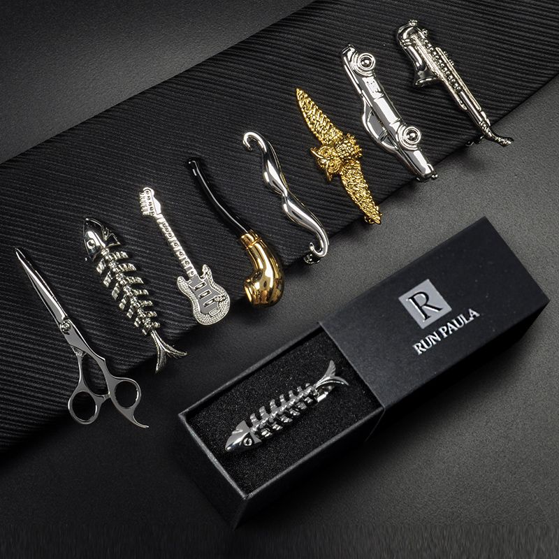 Korean Version Unique Creative Tie Clip Men's Business Formal Wear ...