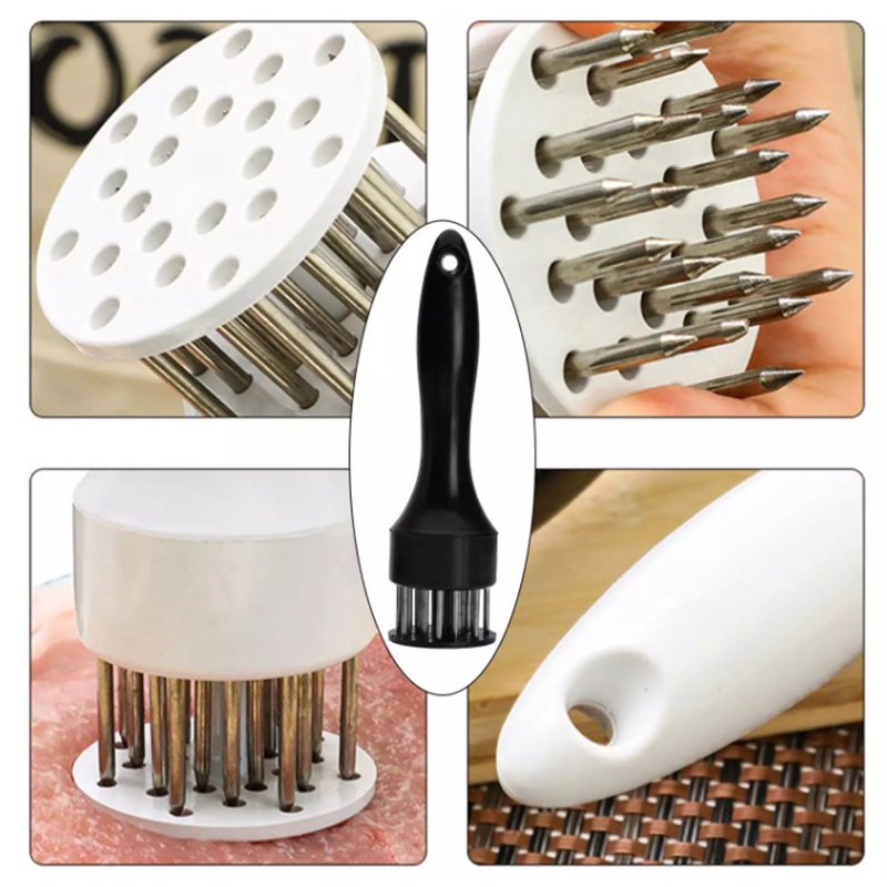 Meat Tenderizer Stainless Steel Meat Mallet Meat Pounder Needle Steak ...