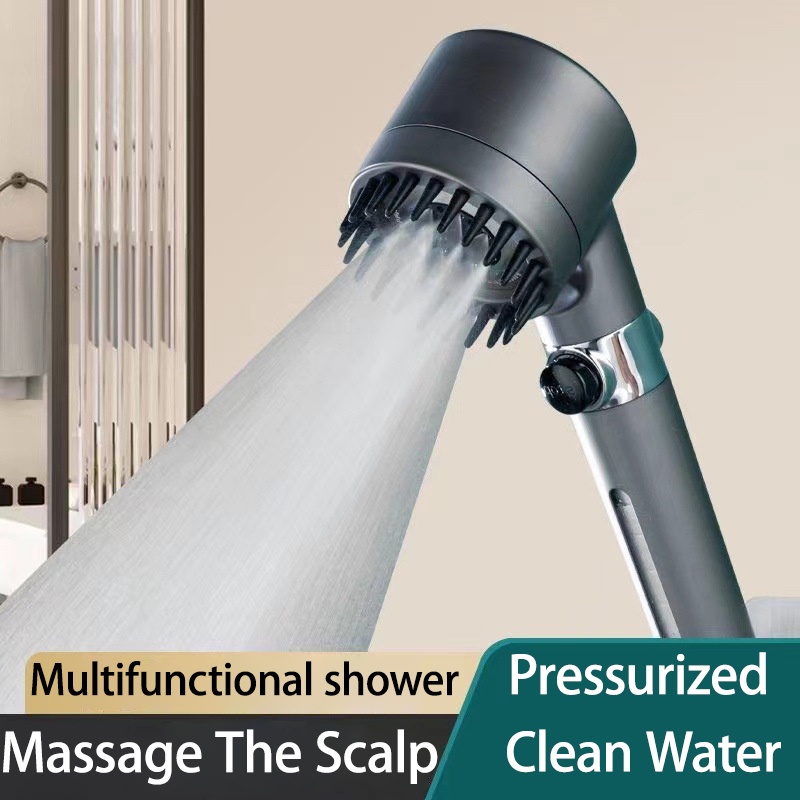 High-Pressure Shower Head Handheld Shower Head Bathroom Pressurized ...