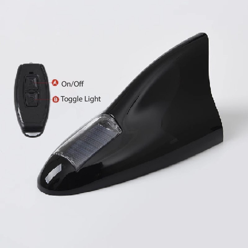 Multi-function Car Shark Fin Antenna Solar Charge Remote Control ...