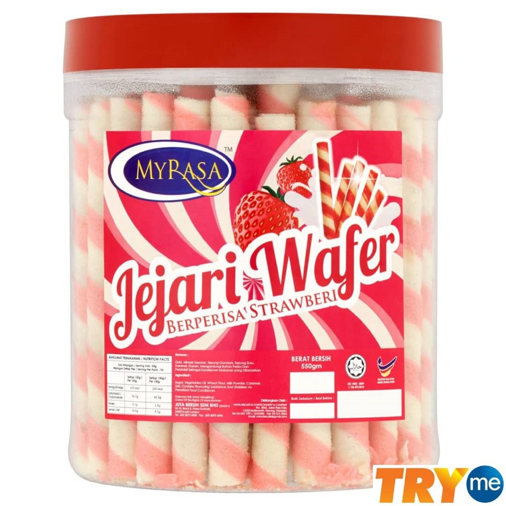 MyRasa Jejari Wafer Strawberry (550g) | Shopee Malaysia