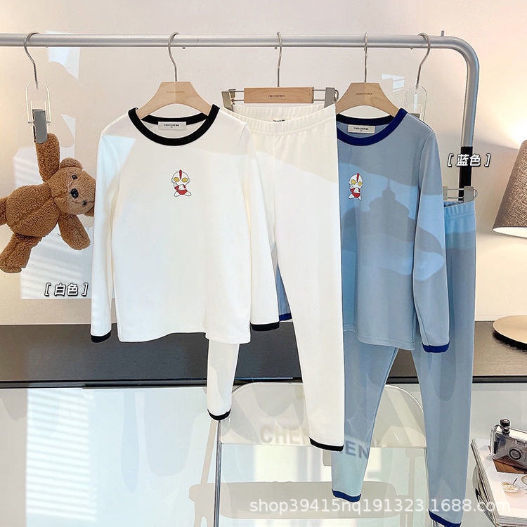 [80-140CM]Boys Pajamas Cartoon Ultraman Stella Lo Girls Pyjamas Boy ...