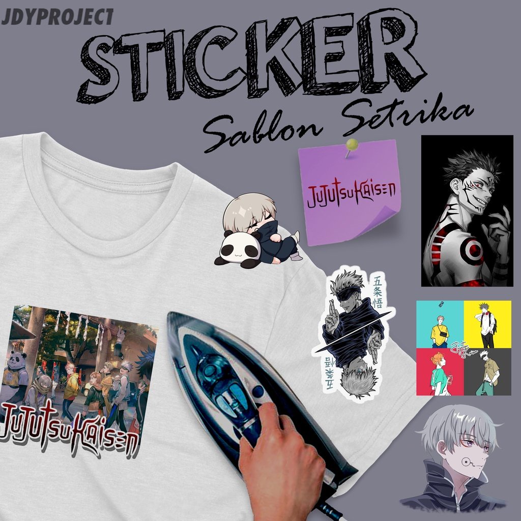 Gojo STICKER JUJUTSU STICKER GOJO STICKER GOJO STICKER KAOS ANIME JLO ...