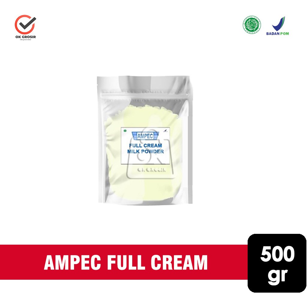 Milk Powder Premix Full Cream Ampec (500Gr) | Shopee Malaysia