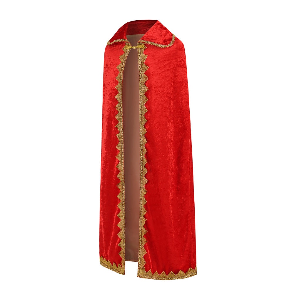 King Robe Cape For Boys Prince Cloak Cosplay Costume Luxury Kids ...