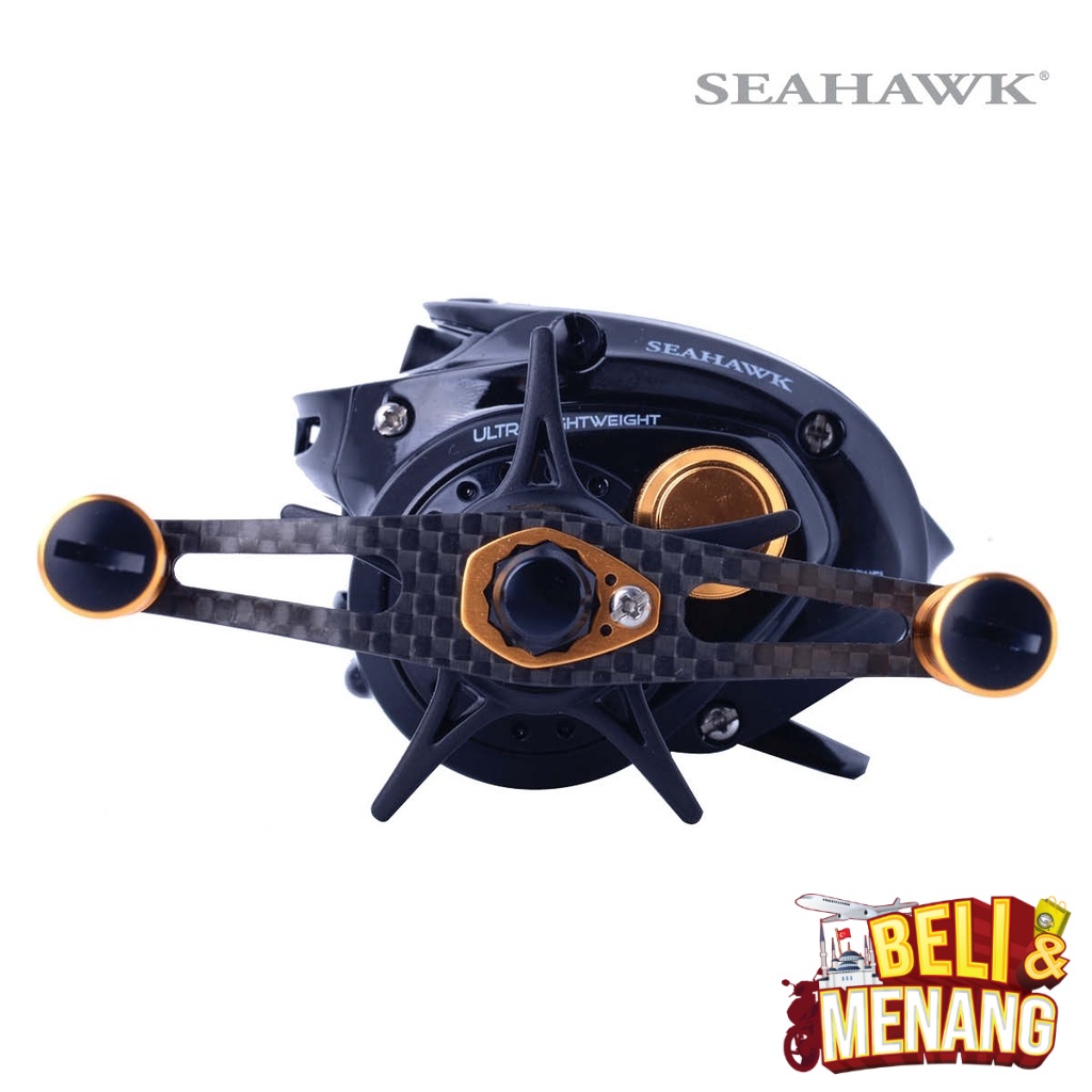 Seahawk Lite Cast 103HSL Ultralight Baitcasting Reel High-speed Gear ...