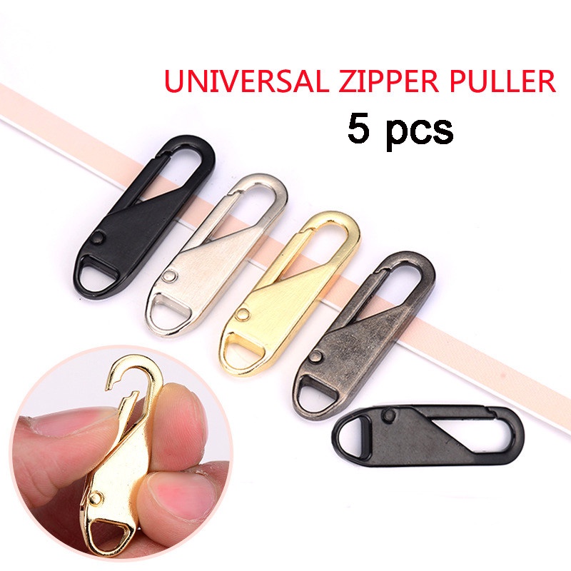 5 Pieces Universal Replacement Zipper Slider Metal Removal Zipper ...