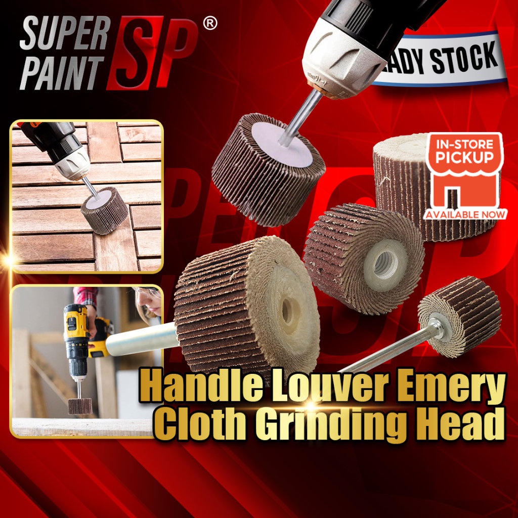 [ Mata Kertas Pasir 3mm/6mm ] Sanding Flap Wheel Grinding Head ...