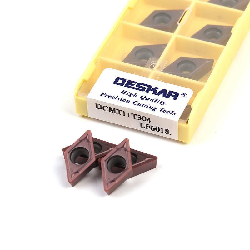 100% Original 10PCS High Quality DCMT11T304 DCMT11T308 DCMT070204 DCMT070208 MV LF6018 LF6118 ...