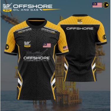 Oil And Gas Crew Special Edition Sublimation Tshirt / Baju Microfiber ...