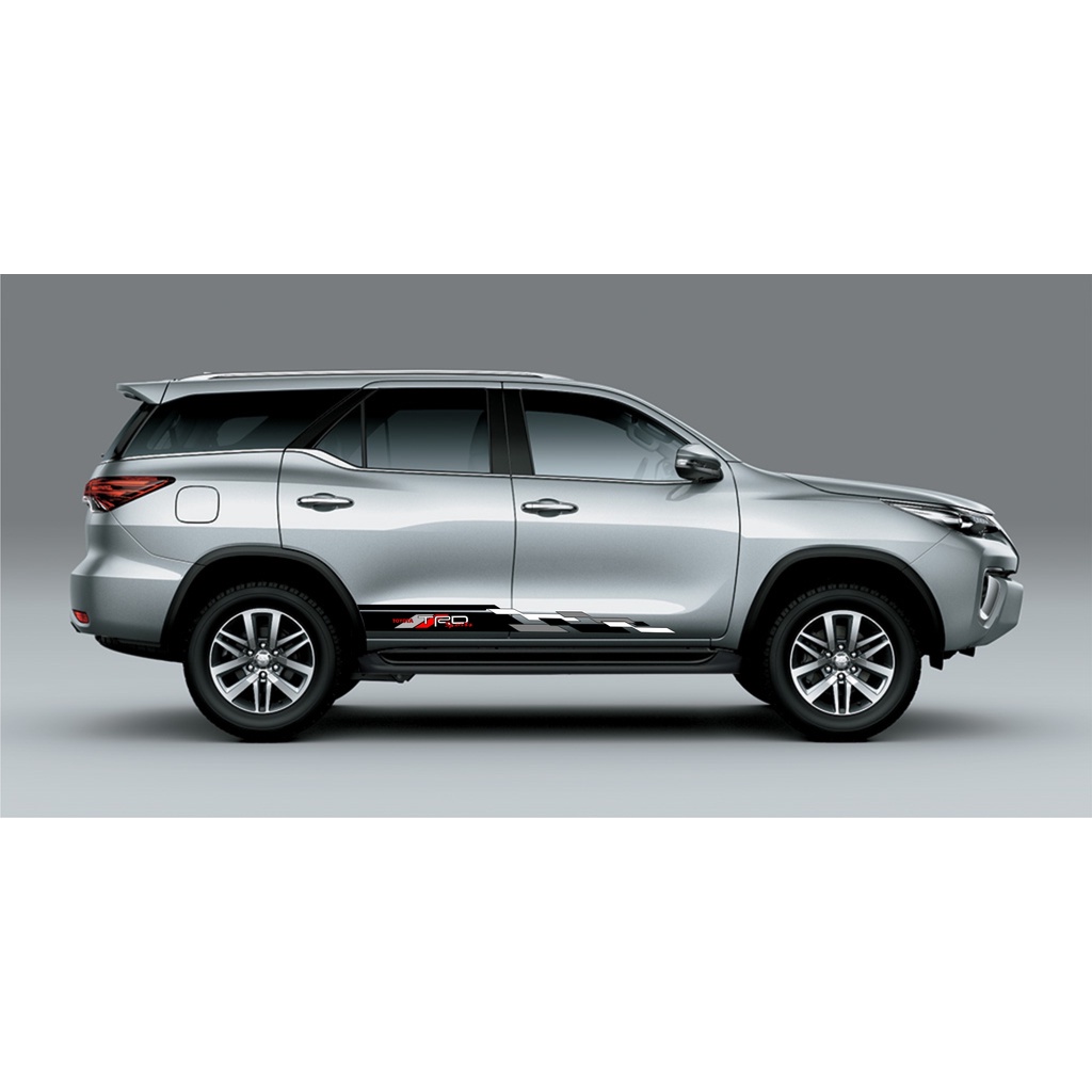 x2 Toyota Fortuner Side Body Decals / Machine Cut Vinyl Sticker ...