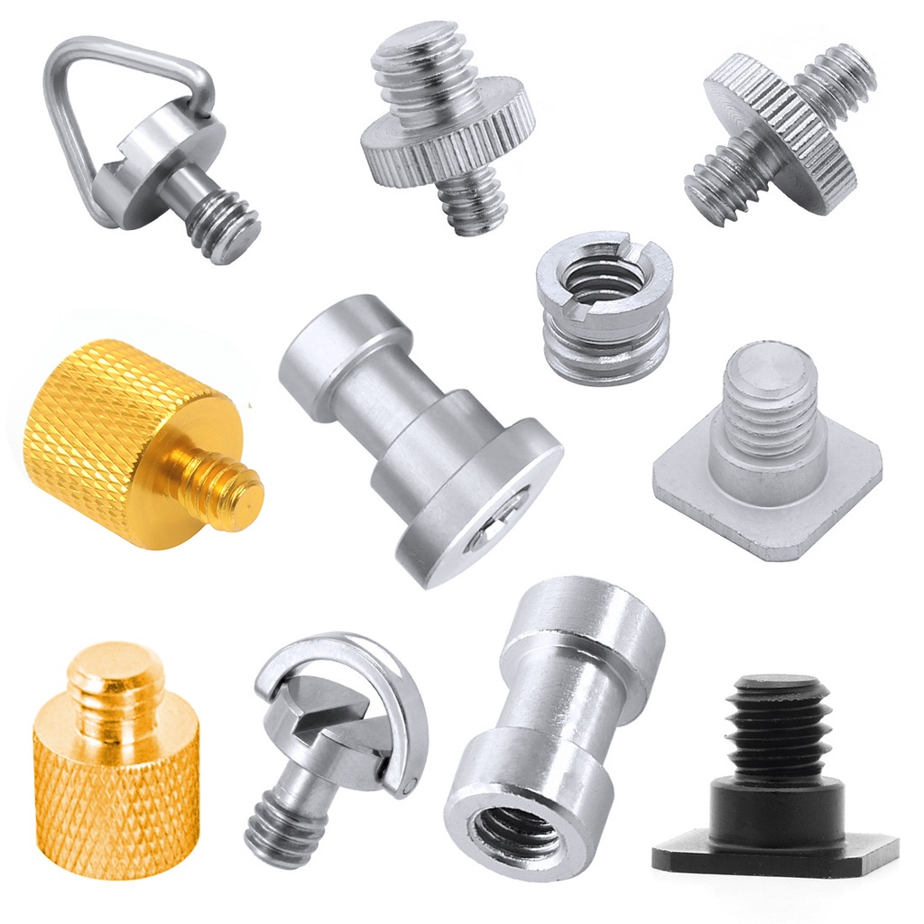 XT-XINTE 1/4 3/8 Male to Female Thread Screw Mount Adapter Tripod Plate ...