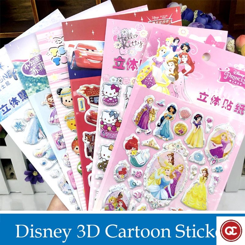 QC Cute Disney 3D Cartoon Princess Frozen My Little Pony DIY Diary ...