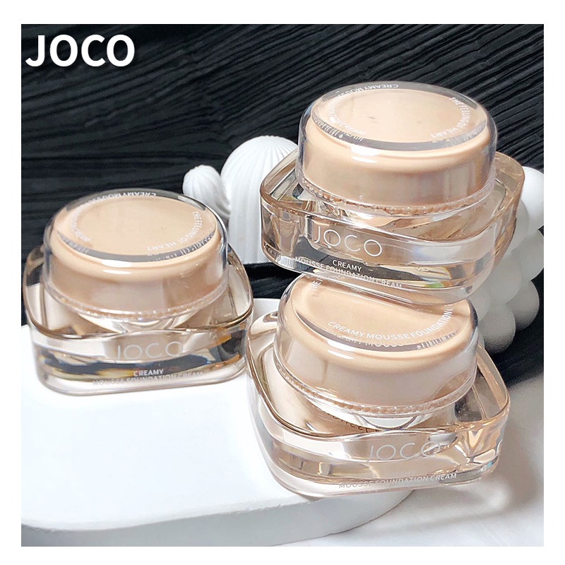 JOCO Can't see Creamy Mousse Foundation Cream Moisturizing Dry Skin ...