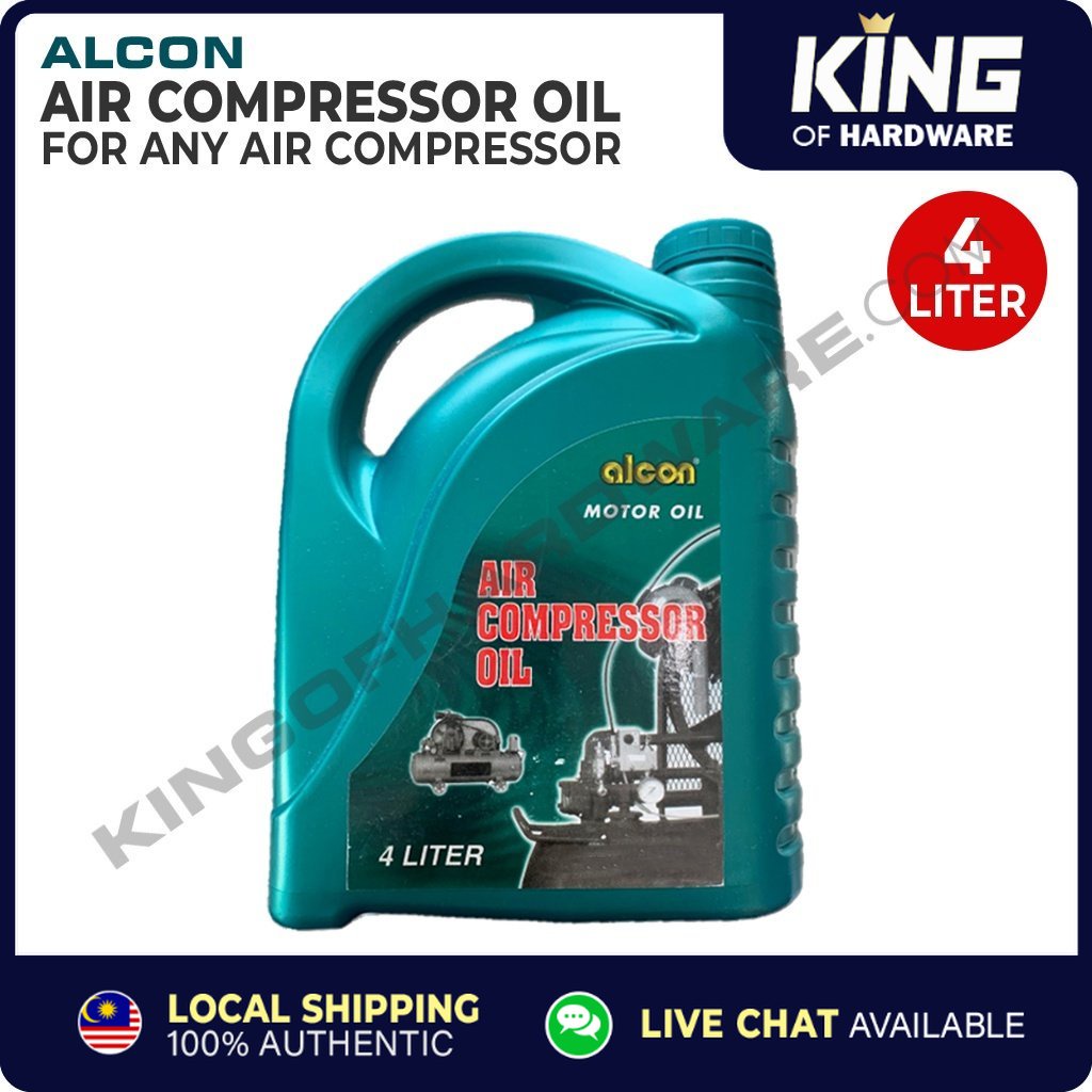 Alcon Air Compressor Oil 4 Liter | Lubricant Minyak Pelincir For Mesin ...