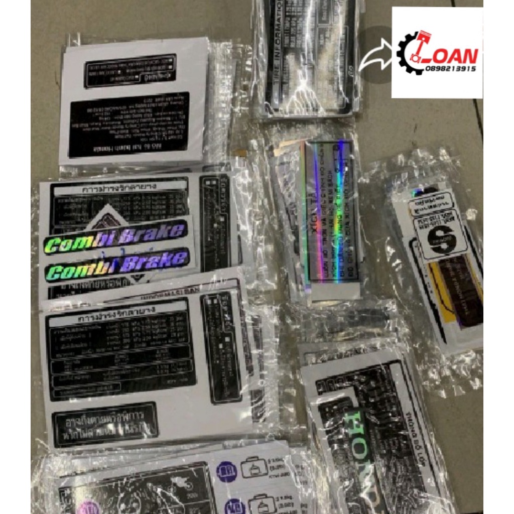 HONDA SPECIFICATIONS STAMP | Shopee Malaysia