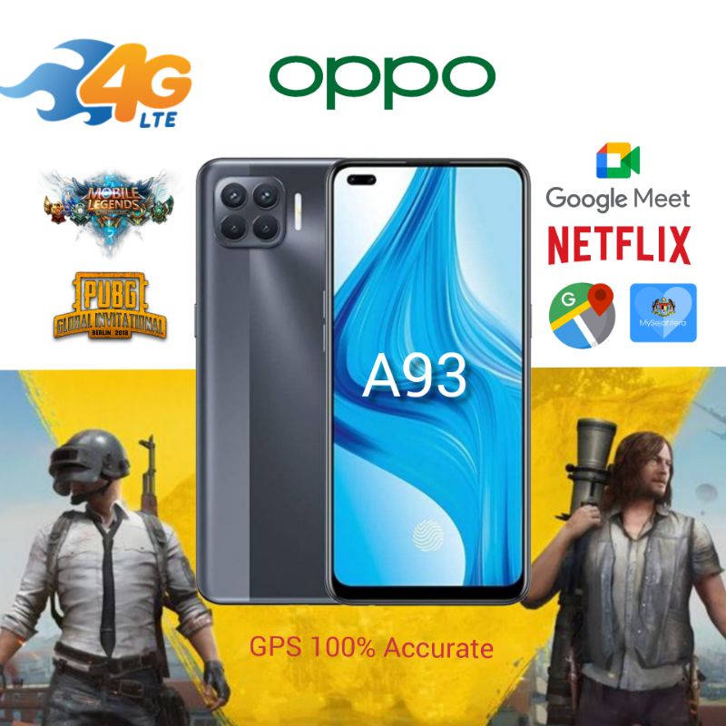 Hot Selling***OPPO A93 Full HD Display 8GB RAM/512GB ROM 4G LTE ***IMPORT NEW SET*** | Shopee ...