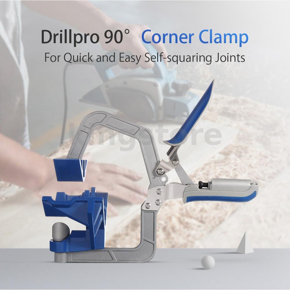 90 Degree Auto-adjustable Corner Clamp Face Frame Clamp Woodworking ...