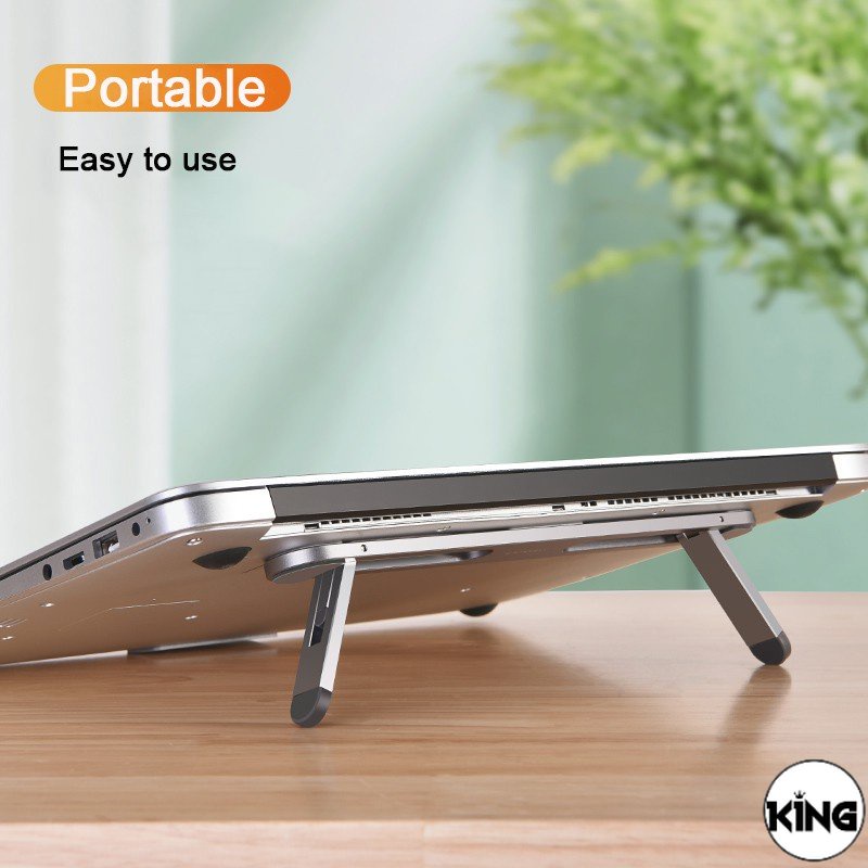 KI Portable Adjustable Black Notebook Foldable Cooling Stand ...