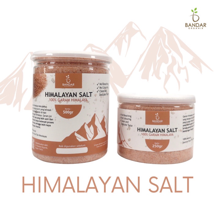 Himalayan Salt/Himalayan Salt/Pink Natural Salt - Bandar Organic ...