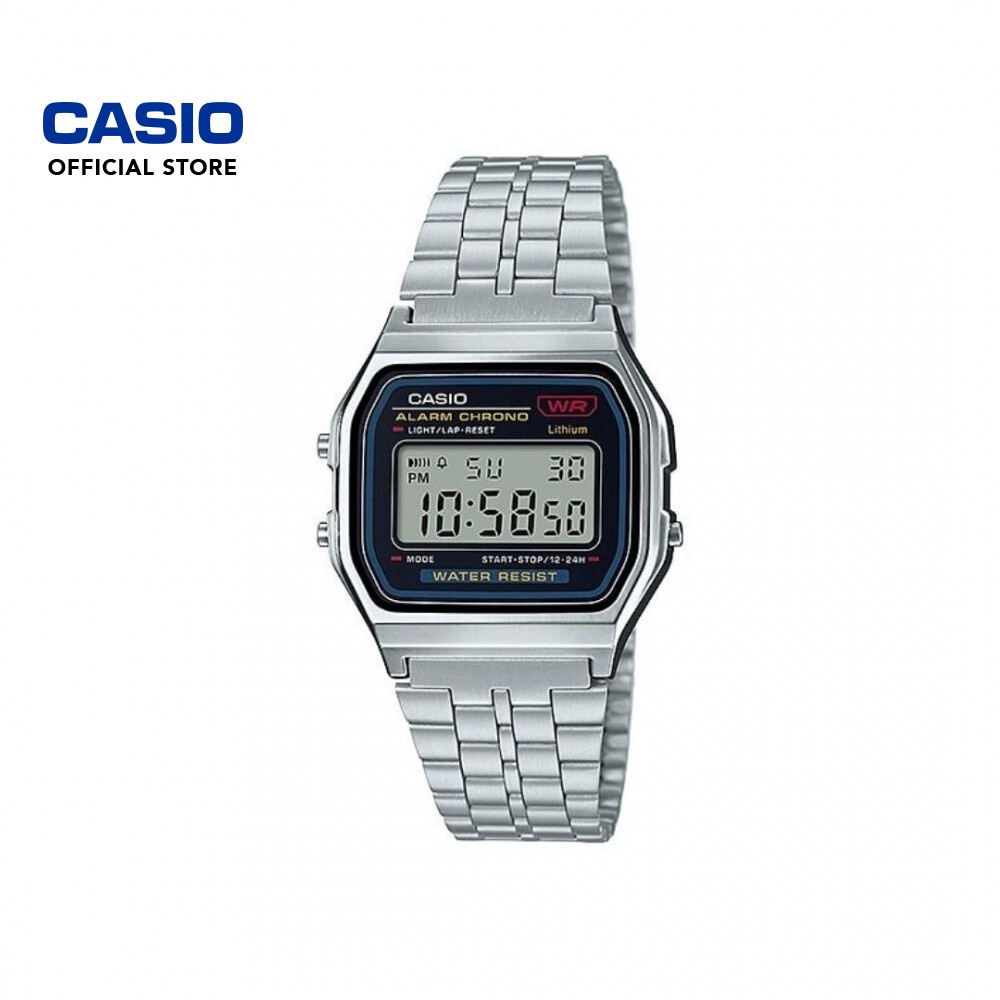 Casio Vintage A159W-N1 Stainless Steel Men Watch / Women Watch | Shopee ...