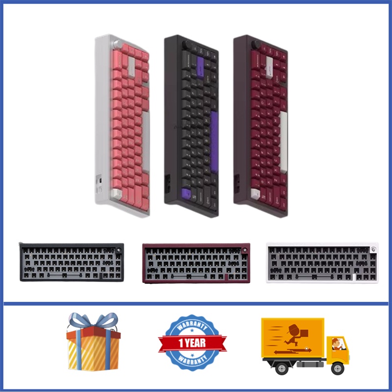 Finalkey V65 R2 Aluminum Keyboard Kit Supports VIA Gasket Structure RGB ...