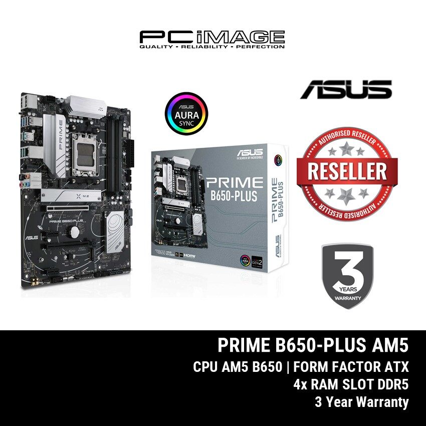 ASUS PRIME B650-PLUS AMD AM5 B650 ATX motherboard | Shopee Malaysia