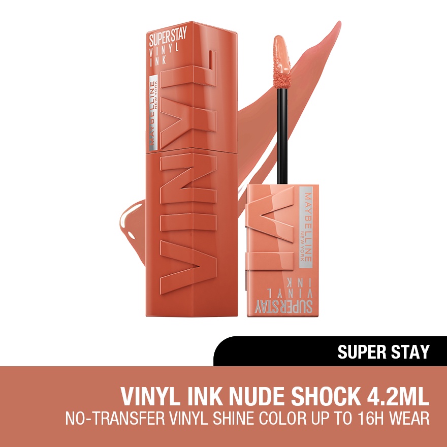 MAYBELLINE Super Stay Vinyl Ink Nude Shock 63 Intriguing | Shopee Malaysia