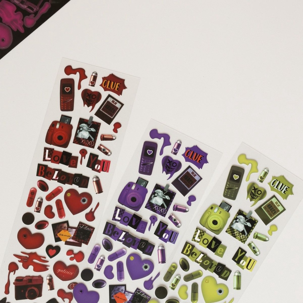 GaLiCiCi Original Detective Theme Series Stickers/Diablo Domestic DIY ...