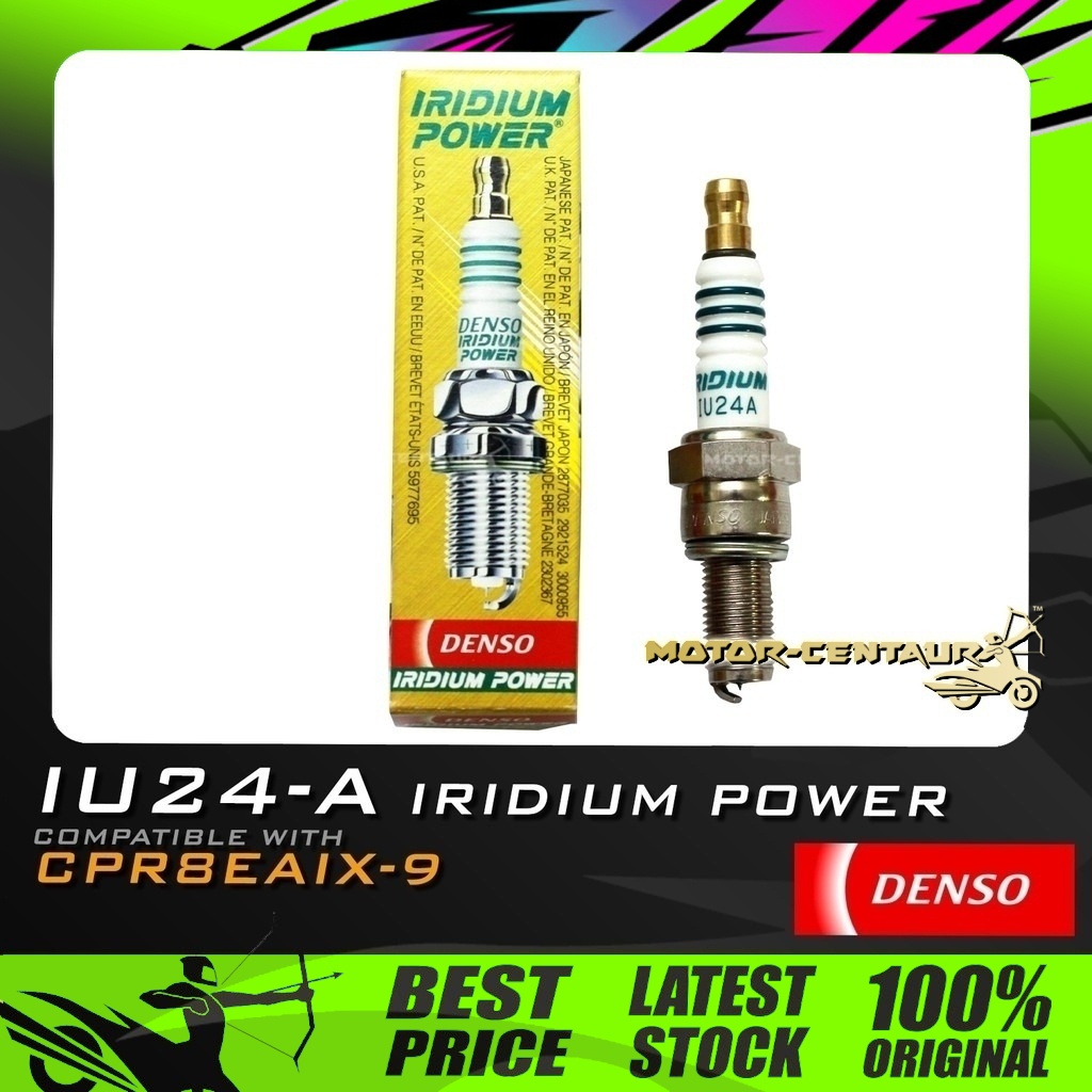 PALAM PENCUCUH DENSO IRIDIUM SPARK PLUG IU24 (CPR8EIX-9, UR2CII30 ...