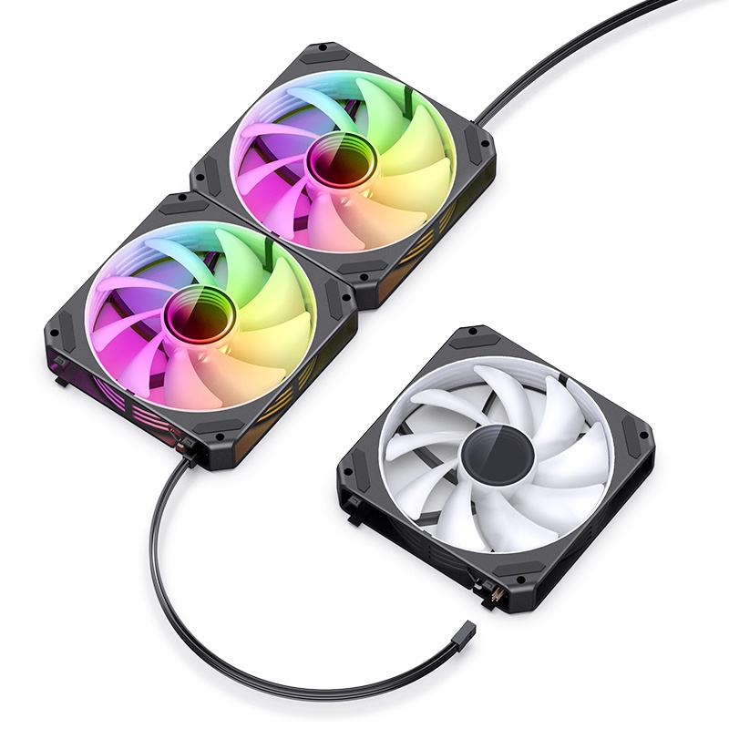 Jonsbo ZG-120 3 Pin ARGB PWM 12cm Reverse Fan / Building Block Fan ...