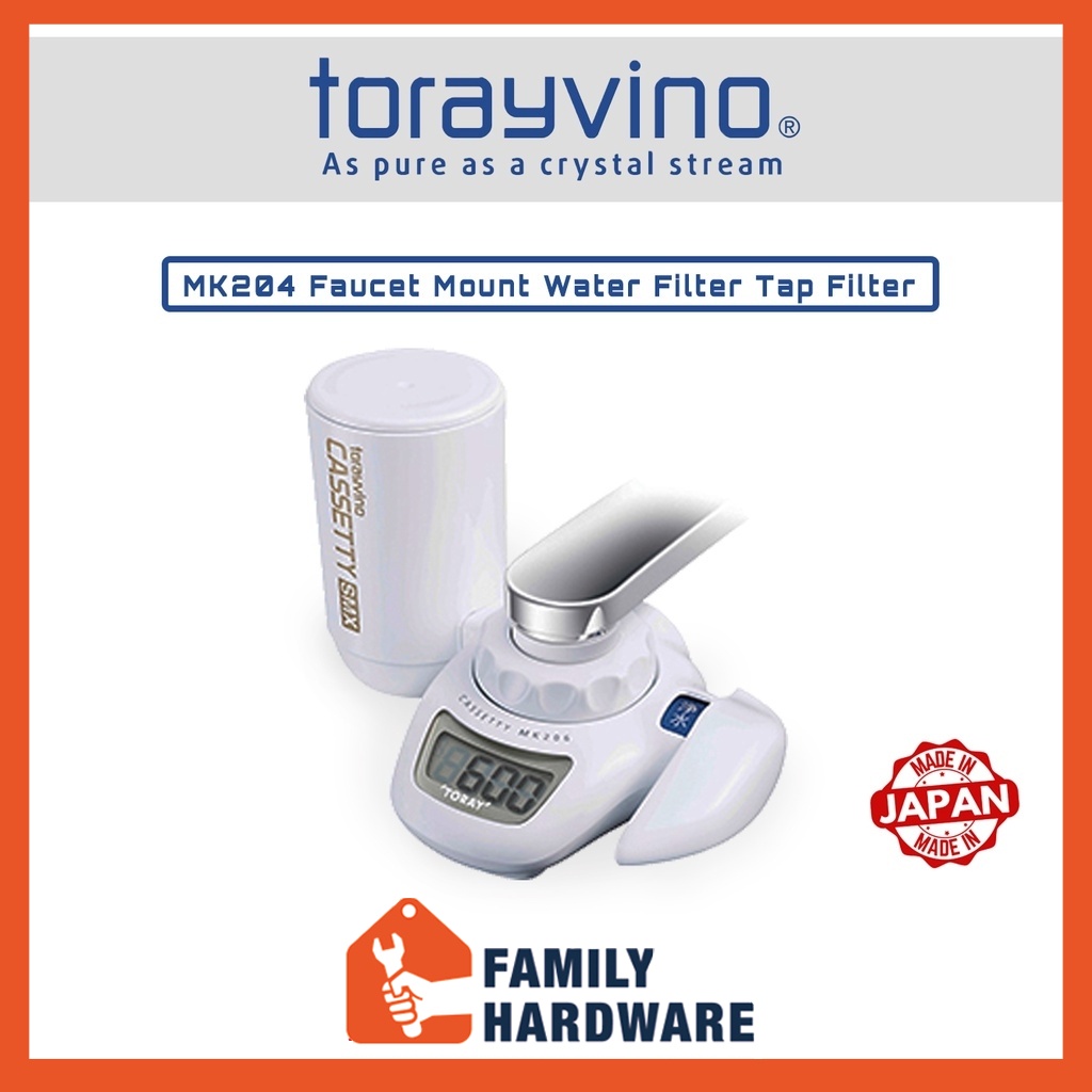 TORAY Japan Torayvino Faucet Water Filter Torayvino MK204MX MK204 tap filter (MADE IN JAPAN ...