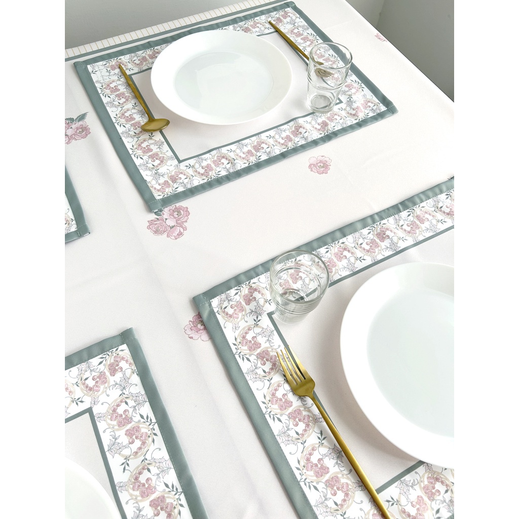 Placemat Mekar In Pink Alas Pinggan Cantik | Shopee Malaysia