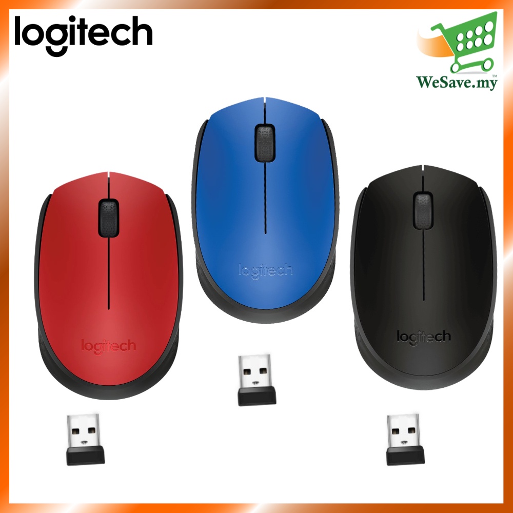 Logitech M171 2.4 GHz Wireless Mouse Plug & Play Simplicity for Office ...