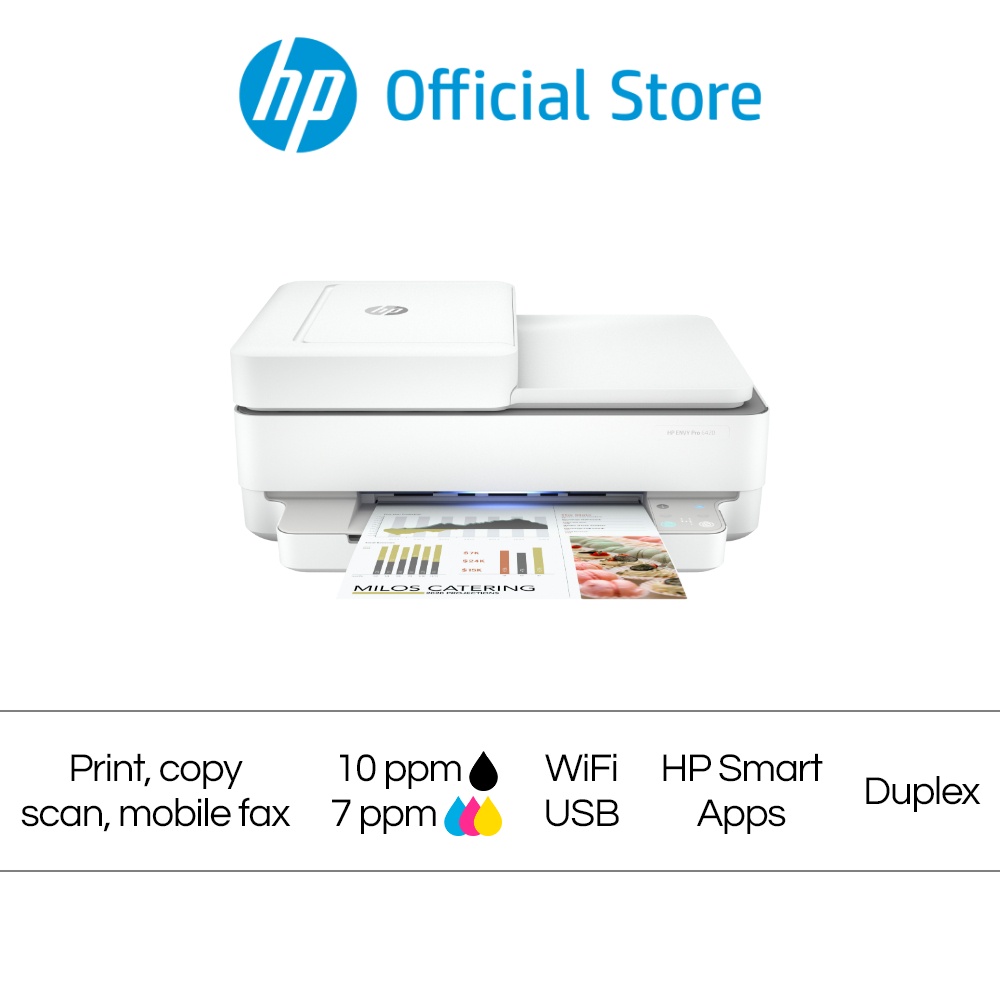 HP Envy Pro Wireless 6420e All-In-One Printer / Multifunction | Inkjet ...
