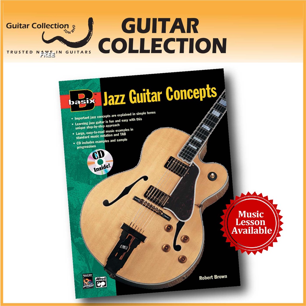 Basix Jazz Guitar Concepts Book (With CD) | Shopee Malaysia