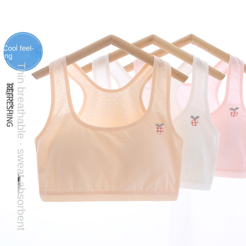 Girl Puberty Underwear Vest Girl Tube Top Inner Wear Primary School ...