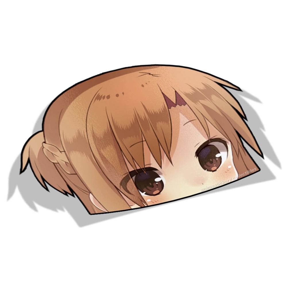 Yuuki Asuna | Sword Art Online | Peeker - Peek - Anime Vinyl Stickers ...