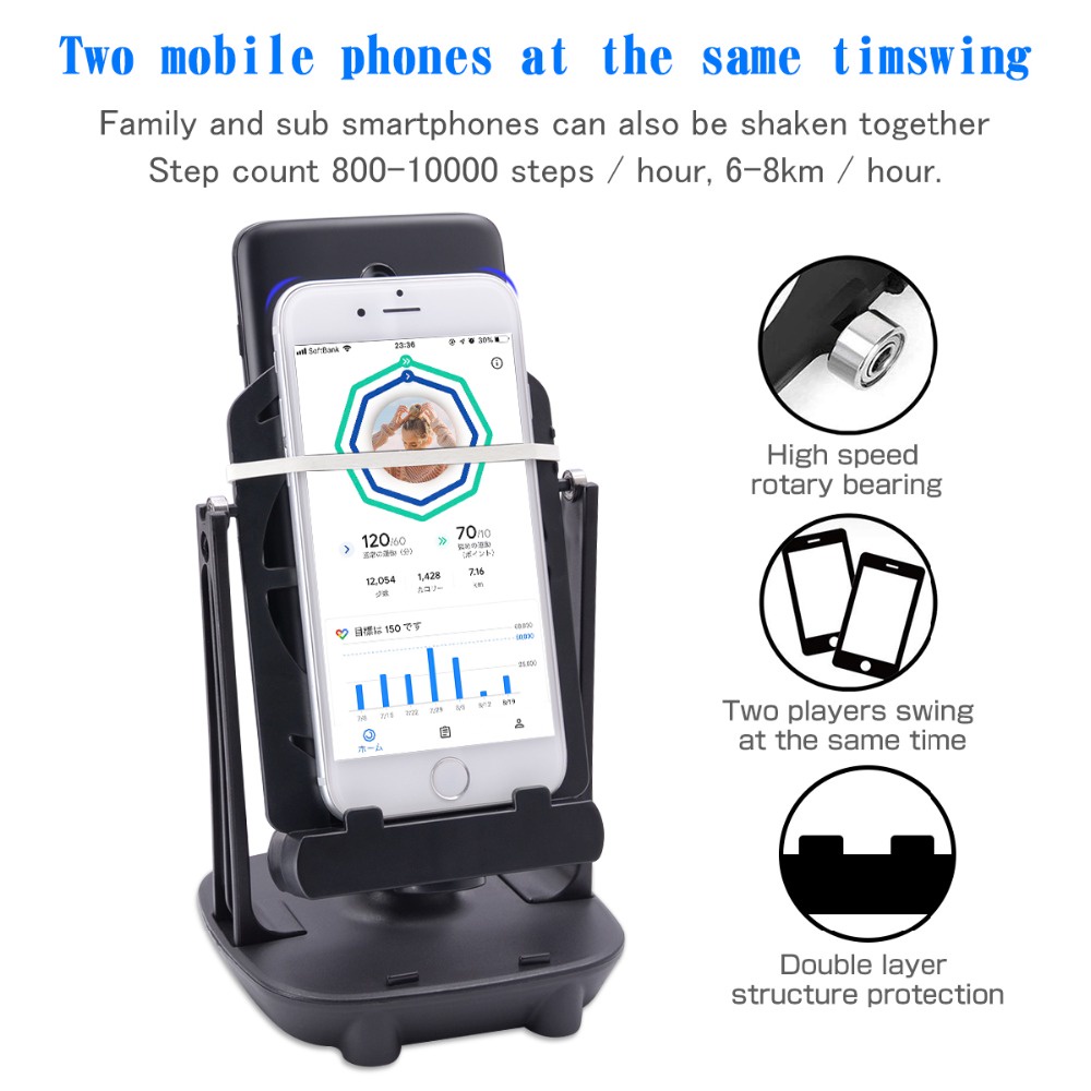 Phone Walk Swing Shaker Mobile Stand Holder Pedometer For Pokemon Go ...